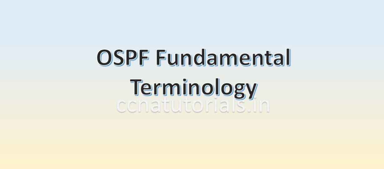 Open Shortest Path First Ospf Fundamentals Explain Ccna Tutorials