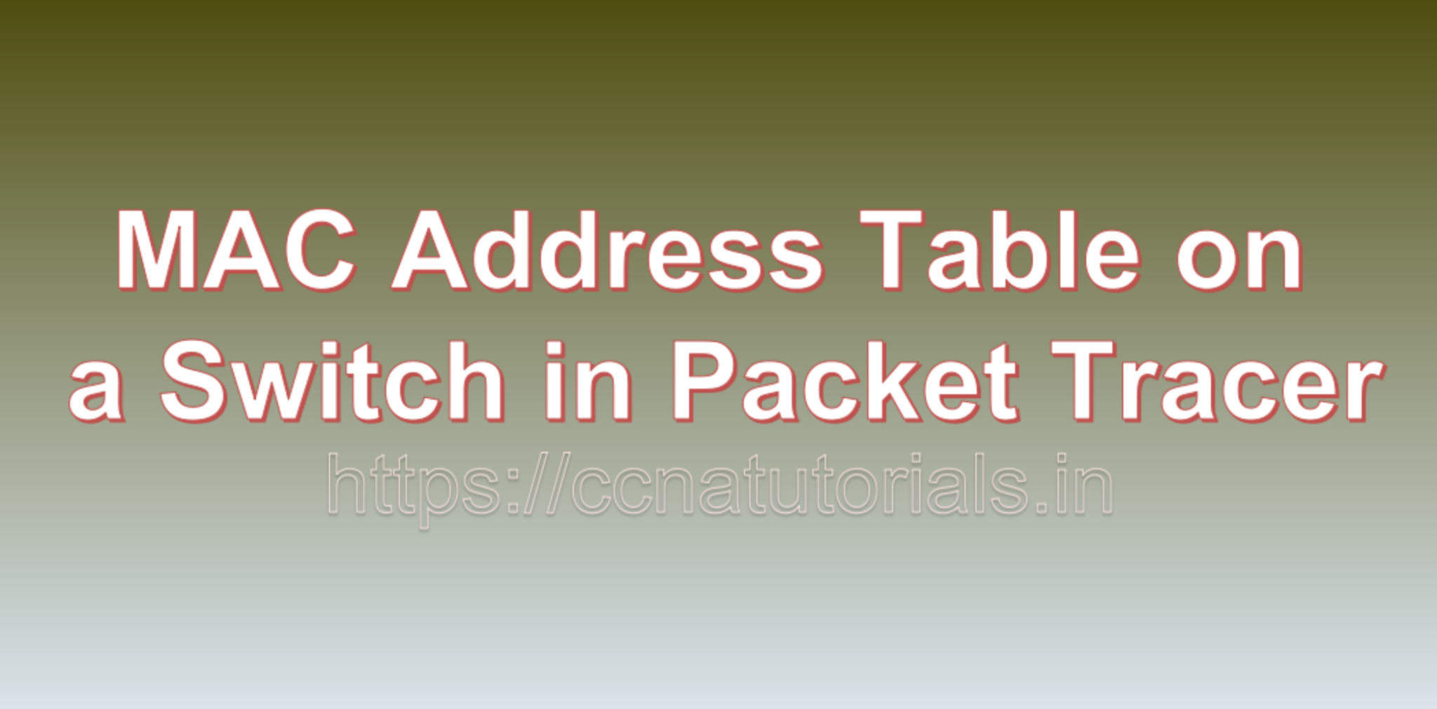 Mac Address Table Entries On A Switch In Packet Tracer Ccna Tutorials